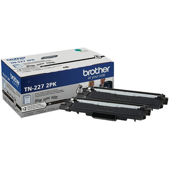 Brother TN227 High Yield Black Toner Cartridges, 2 Pack | staples.ca